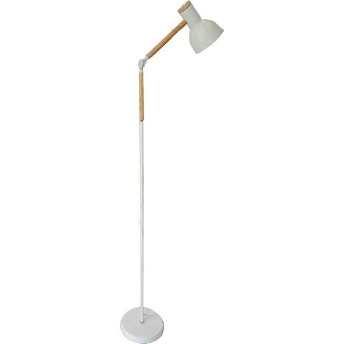 Lampadaire Teacher | Design Moderne, Métal Et Bois | Compatible E-27 ...