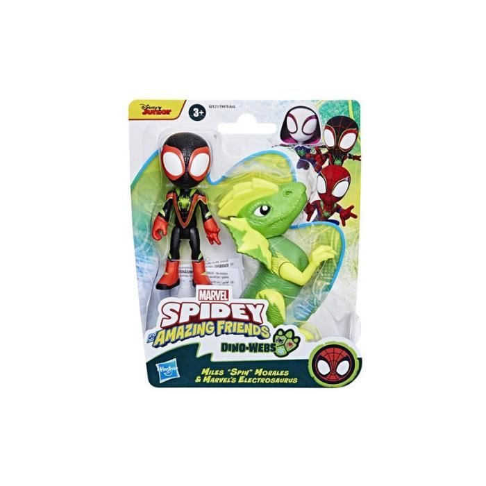 Figurines - SPIDEY AND HIS AMAZING FRIENDS - Dino Webs Miles Spin ...