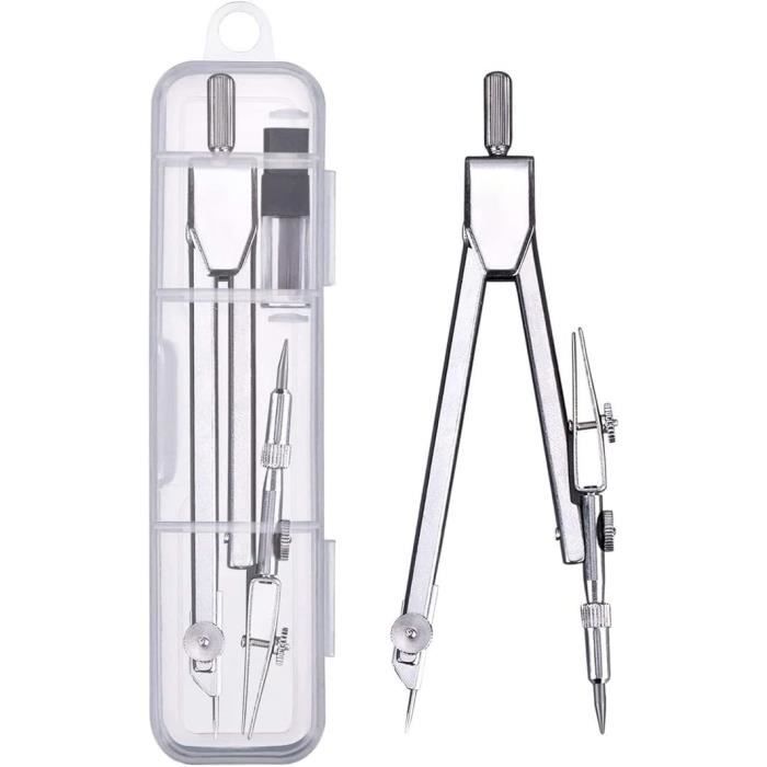 1 Pièce Compas Professionnel, Compas à Réglage Rapide, Compas Scolaire ...