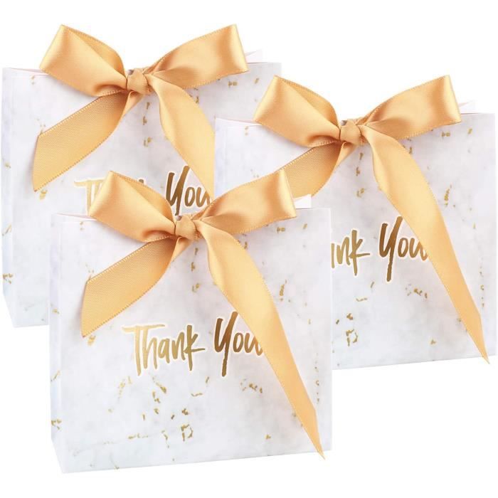 20PCS Thank You Sac à Cadeau Sachet Créative en Papier 11.5 x 4.5 x ...