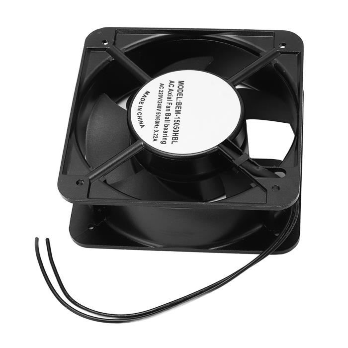 BERM AC Ventilateur Axial 110 120V Roulement À Billes Grand Débit D'air ...