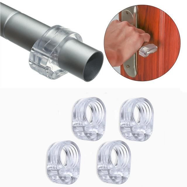 Butée de porte,Type O--Pare chocs de poignée de porte ronds en silicone ...