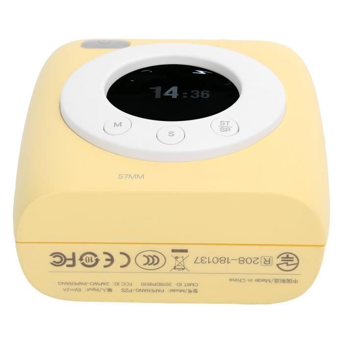 Zerone Imprimante de poche P2S Mini Imprimante Thermique de Poche ...