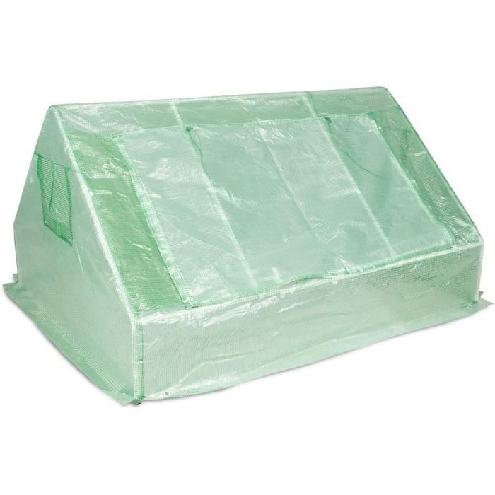 Garden Point Tunnel Inspekt Serre compacte de Jardin 1,4 x 1,8 x 0,94 m Recouverte d'un Film PE ...