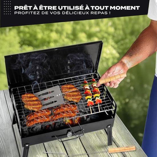 Star Grill Chill Barbecue à Charbon de Bois - BBQ Charbon Portable ...