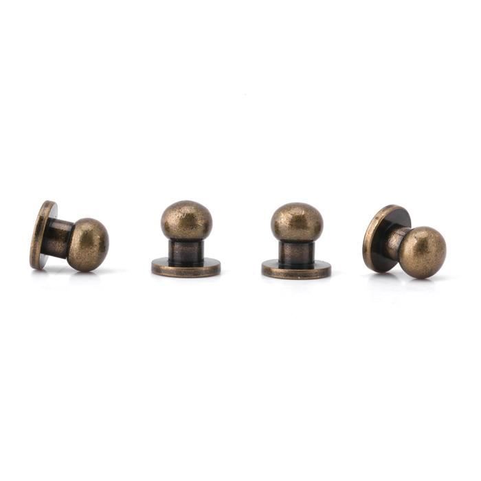 Bouton de rivet - ZERODIS - JA516 - Cuivre solide - 20pcs - 8x6mm ...
