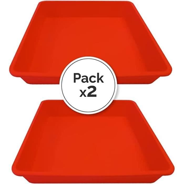 Lot De 2 Moules À Pâtisserie En Silicone Carrés, Compatibles Avec Cosori 6,4 L, 22 X 22 Cm ...