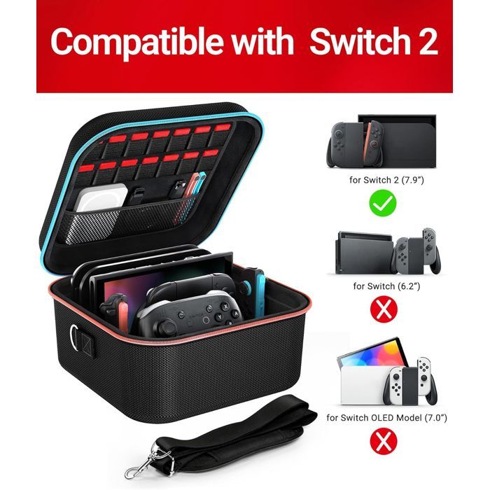 Pochette de Transport Compact Rigide avec Protection Écran | Capuchons ...