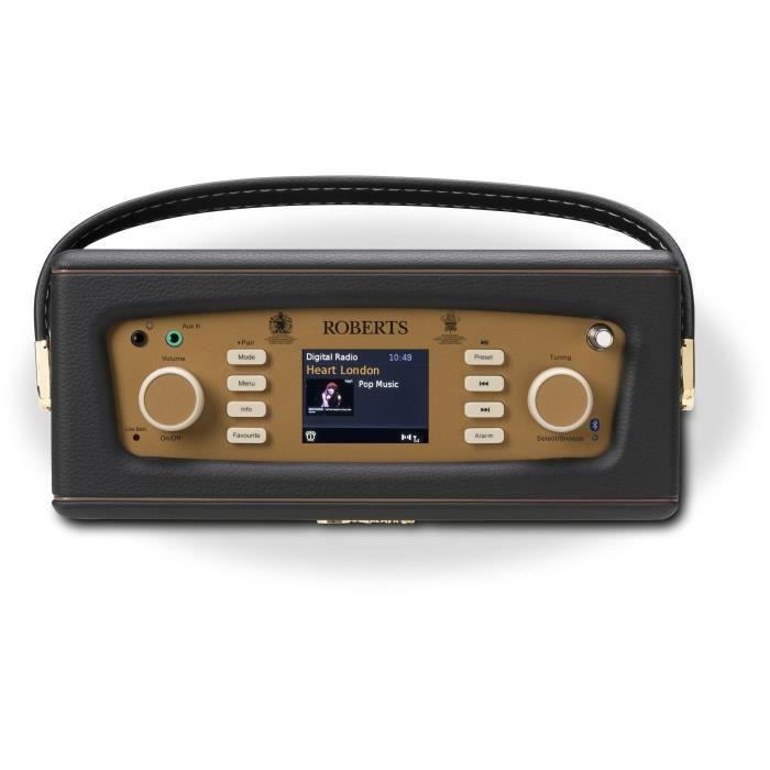 Radio portative DAB - ROBERTS - REVIVAL RD 70 BK - Bluetooth ...