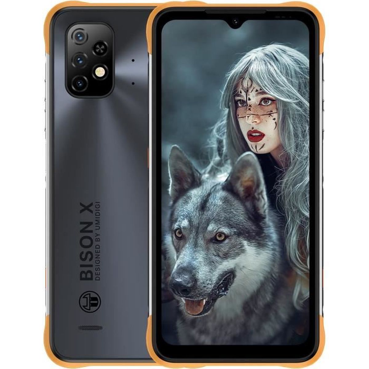 Téléphone Portable Incassable UMIDIGI Bison X10 6150mAh 4Go 64Go ...