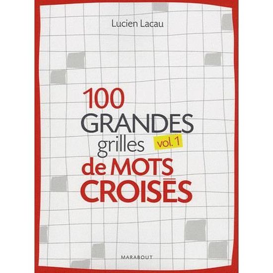 100 grandes grilles de mots croisés - Cdiscount