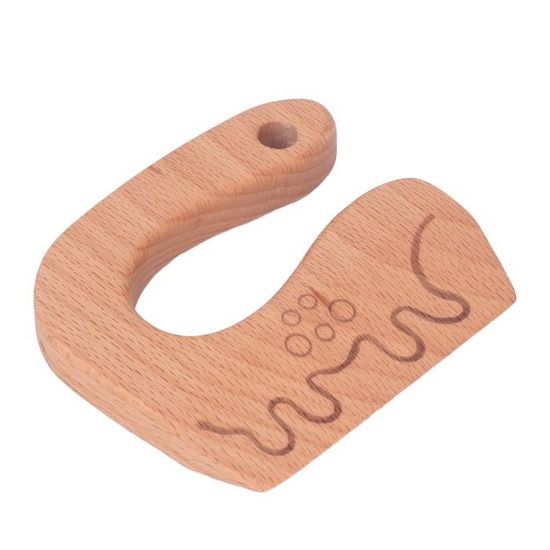 Couteau hachoir pour enfants Couteau en bois pour enfants Fruits ...