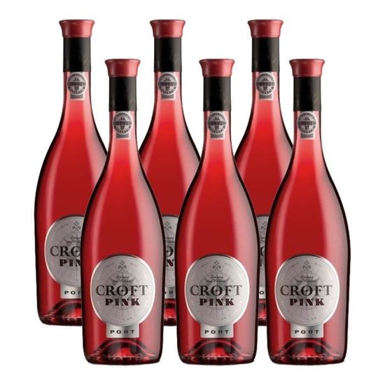 Vin de Porto Croft Pink - Vin Fortifié - Lot de 6 - La cave Cdiscount