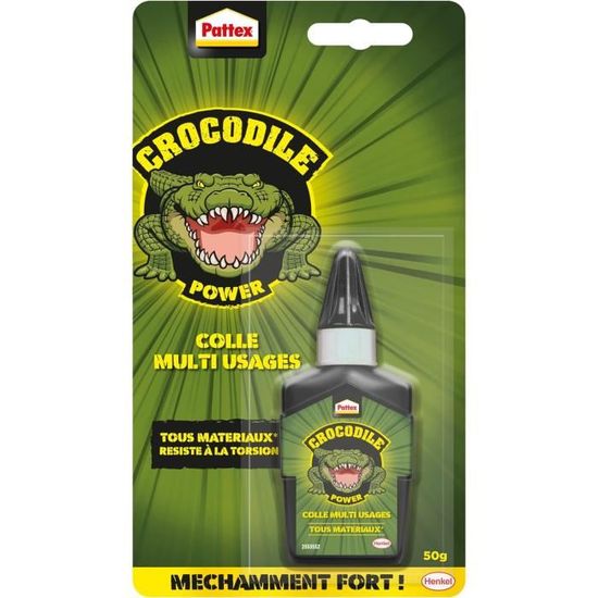 Crocodile Power | Colle Multi-U s (50 g) – Colle transparente pour ...
