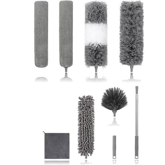 Plumeau en Microfibre, Plumeau Extensible 9 PièCes 30 à 100 Pouces ...