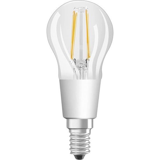 Smart LED Bulb with Bluetooth Mesh, Clear Filament E14 Bulb with Drop ...
