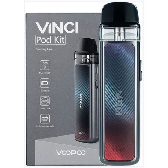 VINCI POD, Kit d'origine VOOPOOO VINCI 15W avec batterie 800mAh et puce ...