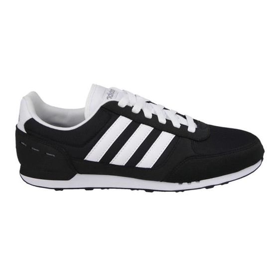ADIDAS NEO Baskets City Racer Chaussures Homme Noir et blanc ...