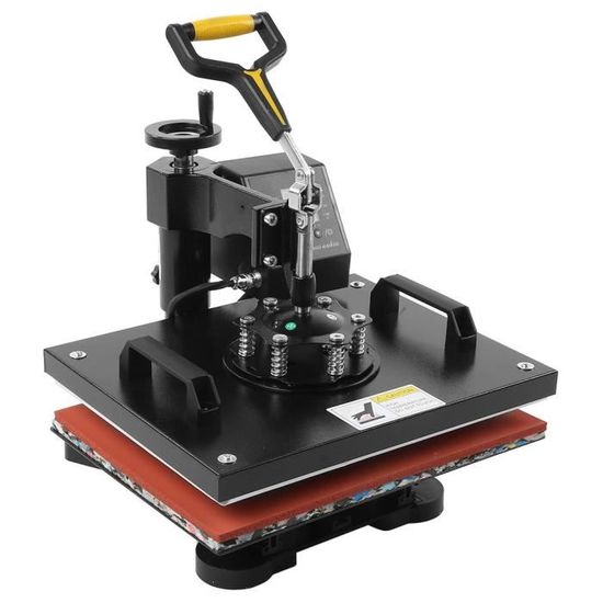 HURRISE Machine de sublimation 5 en 1 double affichage 29 * 38 cm presse à chaud Machine ...