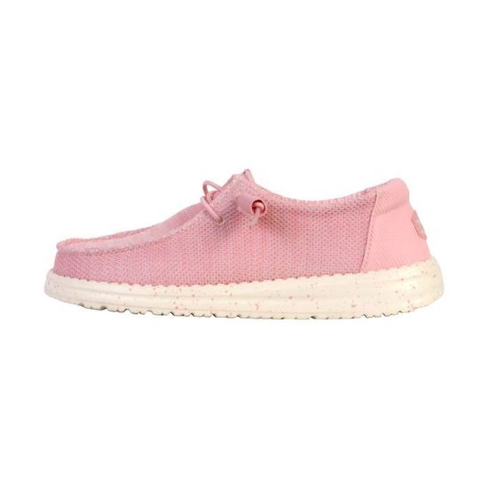 Hey Dude Wendy Stretch Mesh Chaussures Bateau pour Femme Rose 41878-6XX ...