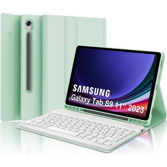 Clavier Pour Tablette Samsung Galaxy Tab S9Fe - Clavier Bluetooth ...