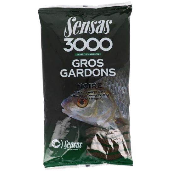Amorce Sensas 3000 Gros Gardons Noire 1Kg - Cdiscount Sport