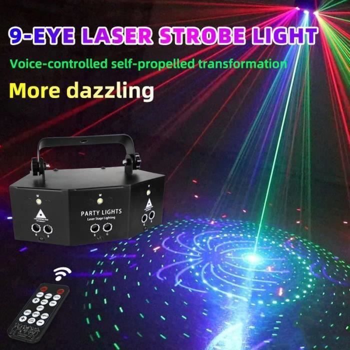 DMX 512 Laser Eclairage DJ Jeu de Lumiere Soiré Projecteur Avec ...