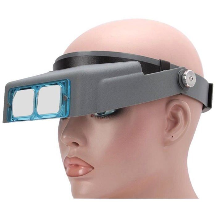 Loupe Serre-Tte avec Quatre Lentilles en Verre Optique Pour Lecture et Artisanat couleurs ...