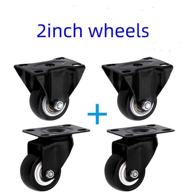 2 pouces comme image - Roues Pour Chariot À Meubles Lourds, 4 Pièces ...
