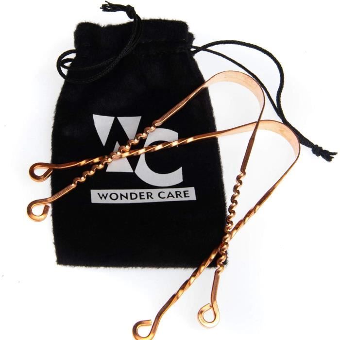 Gratte-Langue En Cuivre | Nettoyeur De Langue Ayurveda Et Mauvaise ...