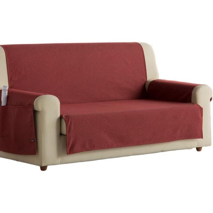 Textil 49382 Jeté De Canapé Badem, Méridienne À Droite, Rouge[u17801] - Cdiscount Maison