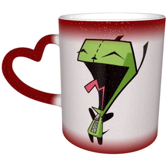 Classic Invader Zim Gir Tasse à changement de couleur sensible à la ...