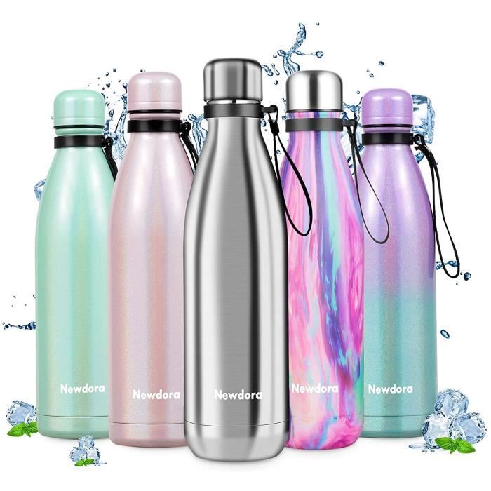 Newdora Gourde,750 ML Bouteille Isotherme en Acier Inoxydable par ...