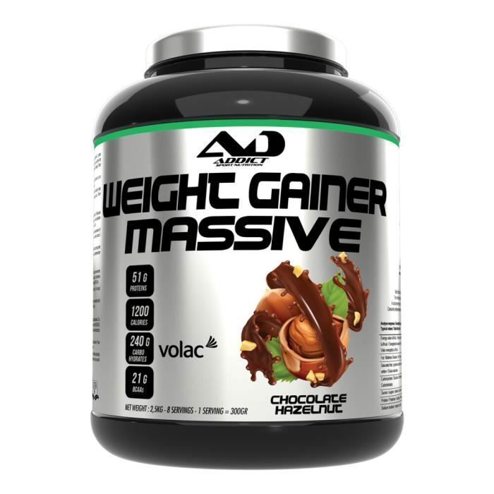Hard gainer Addict Sport Nutrition - Weight Gainer Massive - Chocolate ...