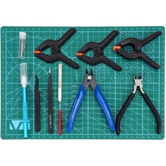 HSEAMALL Kit de 11 outils de modelisme Guandam - Outils de bricolage ...