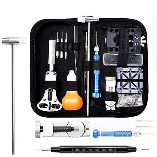 BEICHEN Kit de Réparation de Montre, Ensemble d'Outils Barre de Ressort Professionnel, Broche de ...