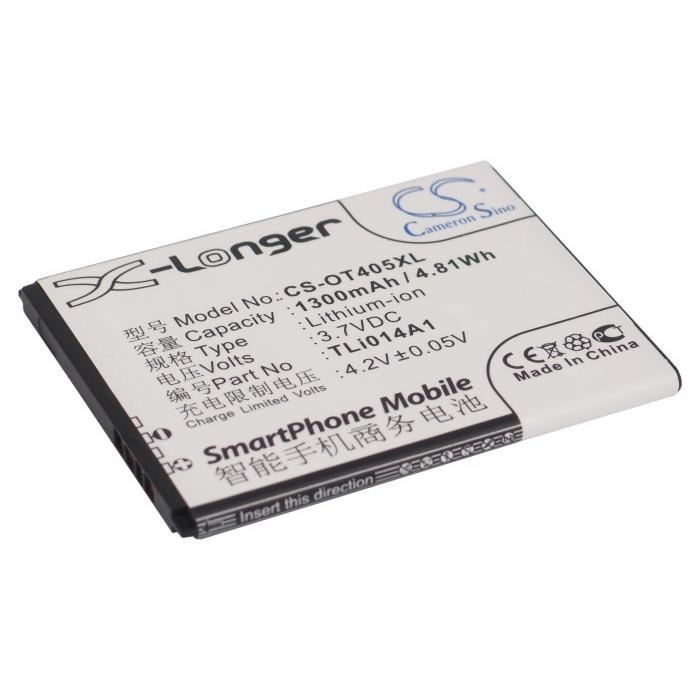 Batterie Li-ion 3,7V 1300mAh / 4.81Wh type CAB1400002C1, CAB31C00002C1 ...