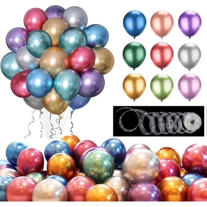 Youery Lot De 100 Ballons ,Macaron Ballon En Latex,Ballon Mariage, Kit ...
