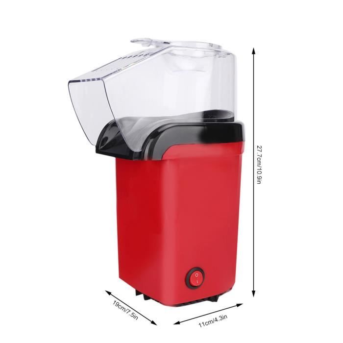 EJ.life Popcorn Machine Popcorn Maker Mini, 1100W Mini Household ...