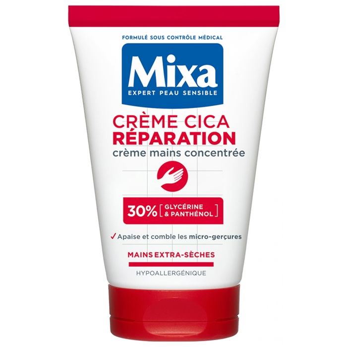 Crème Mains Réparatrice - Mixa - Cica-Mains - 50ml - Apaisante ...