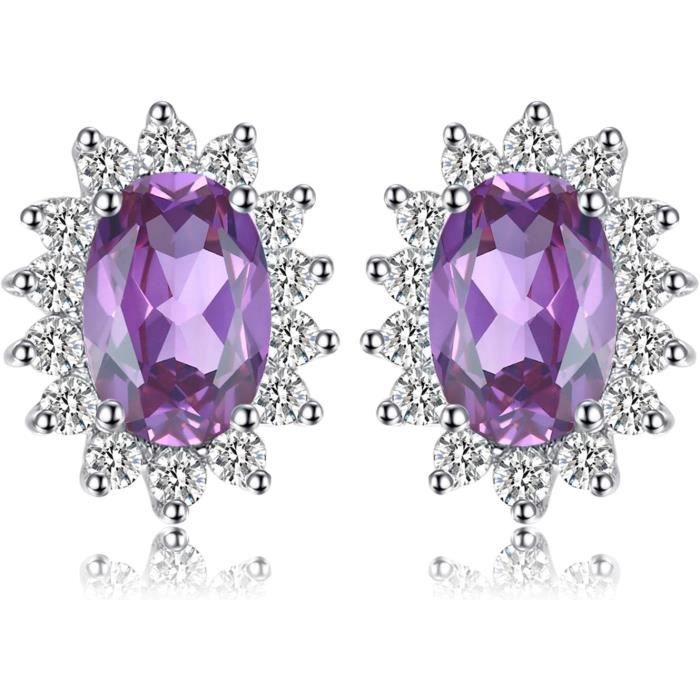 Diana Princesse Kate Middleton Boucles D'Oreilles Clous Naturelle ...