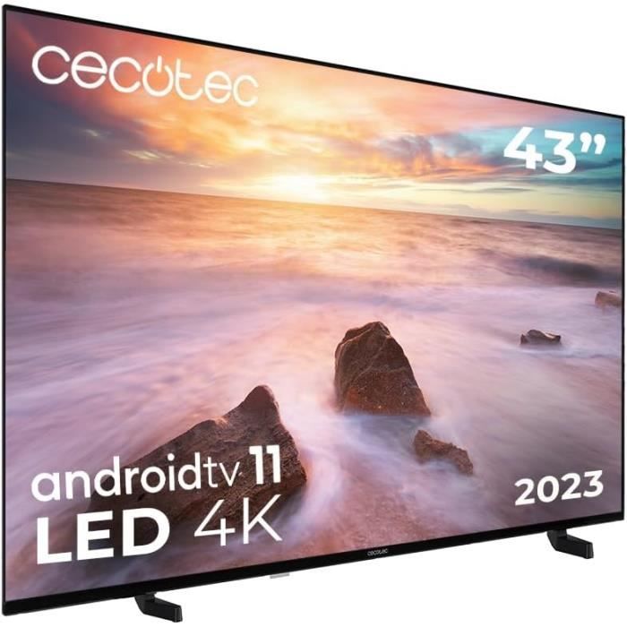 Tv Led 43" Smart Tv A2 Series Alu20043. Résolution 4K Uhd, Android Tv 11, Frameless, Memc, Dolby ...