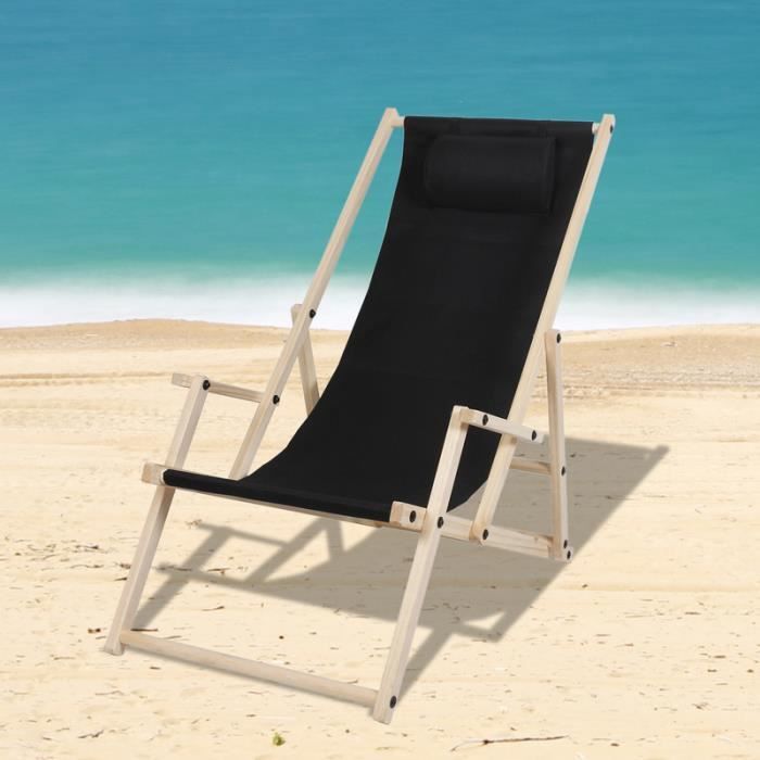 Chaise longue Chilienne Chaise longue pliable Chaise solaire Chaise de ...