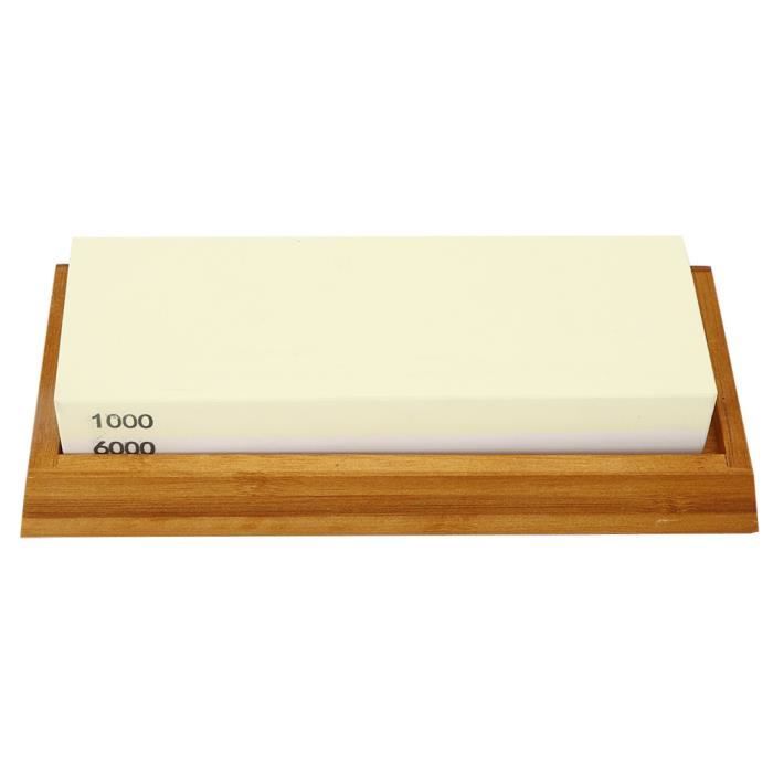 TMISHION Pierre à affûter les couteaux Kit d'Affûteur Pierre à Aiguiser Double Face Pierre à ...