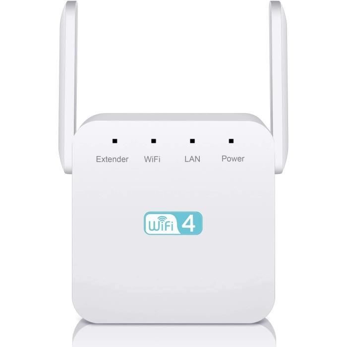 Répéteur Wifi Amplificateur Wifi 300Mbps 2,4 Ghz Extenseur Wifi Sans ...