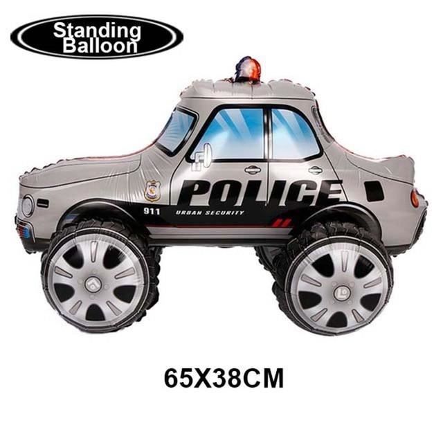 Décoration de voiture de mariage,White police car--Nouveau camion de ...