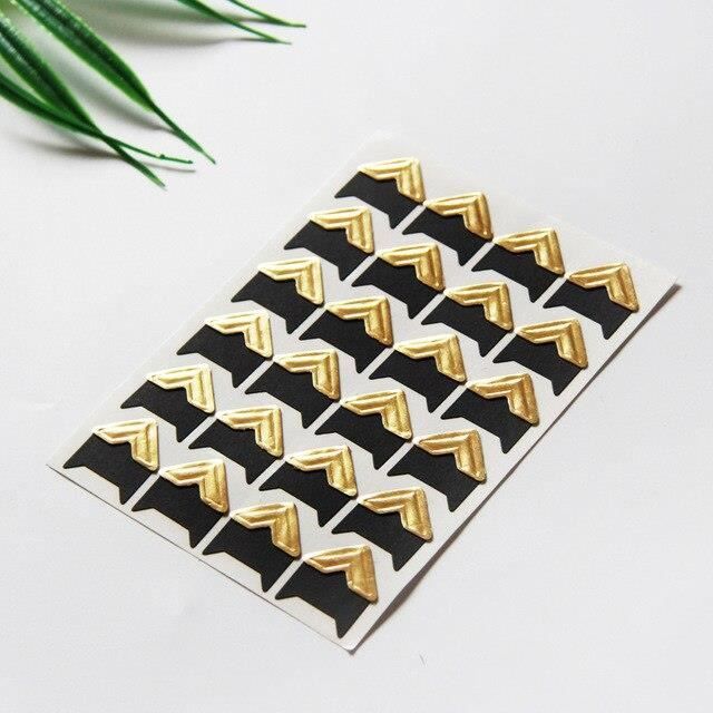 ALBUM PHOTO,120Pc gold--Autocollants coins photos Style Fruit, 120 ...