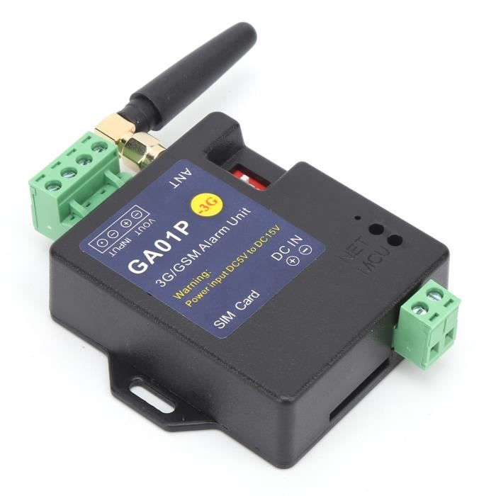 Zerone Alarme SMS GA01P Système d'Alarme 3G/GSM Entrée 1 Voie Mini ...