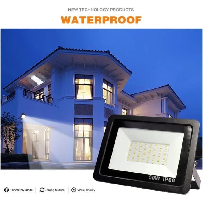 Projecteurs Extérieurs Projecteur Led 20W 30W 50W 100W, Spot Lumineux For L'extérieur, SMD 2835 ...
