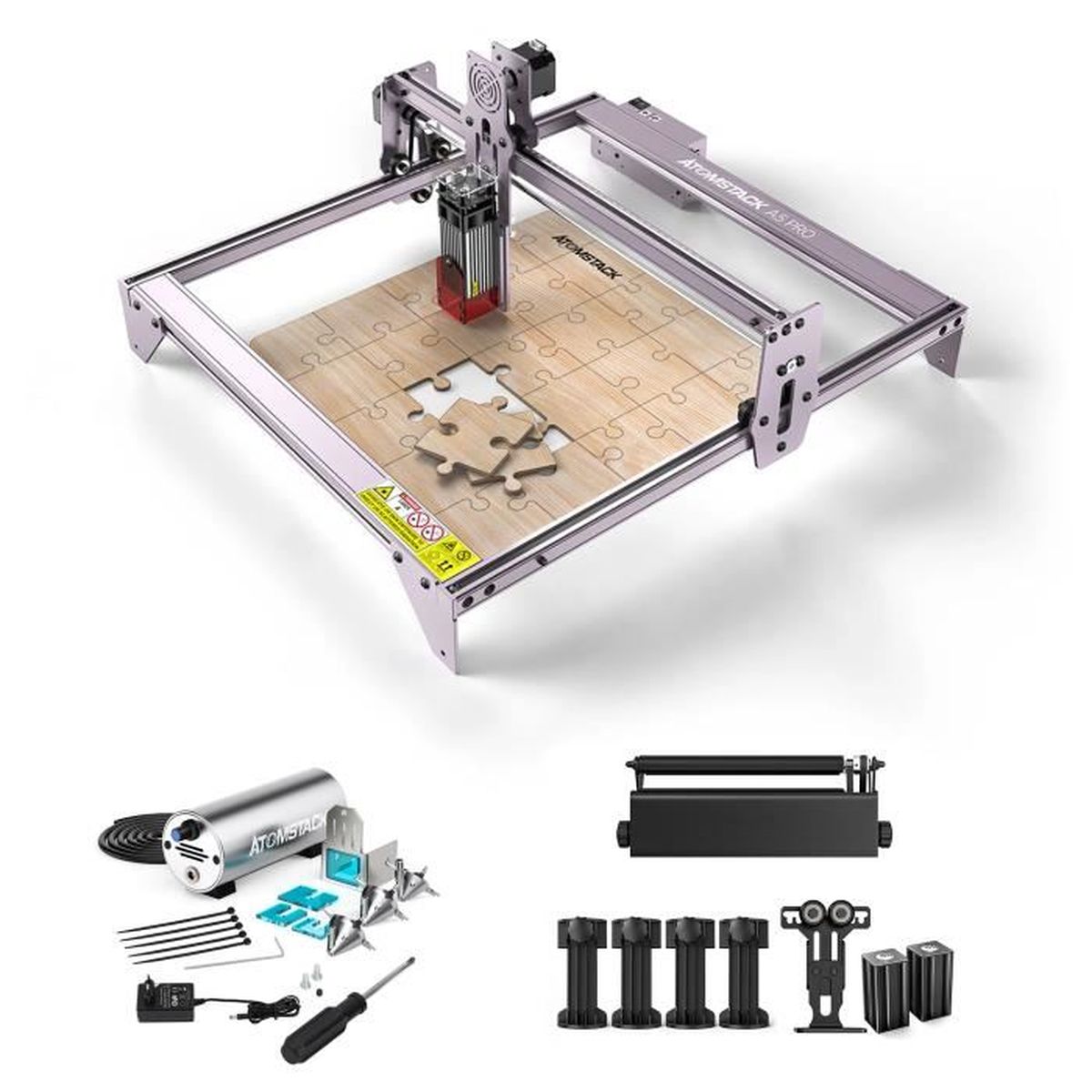 ATOMSTACK A5 PRO machine de Graveur laser 40W Graver de sortie 5W avec ...